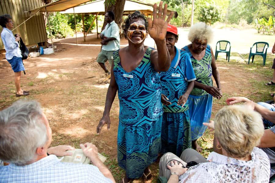 From Darwin: Tiwi Islands Aboriginal Culture Tour with Lunch - Arrival and Welcome: Meeting the Tiwi Community