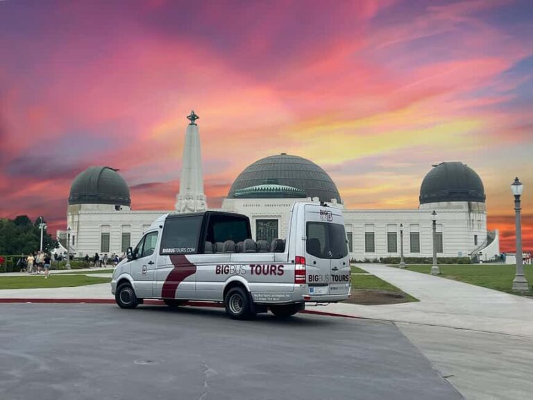 From Los Angeles: Griffith Observatory Open-top Sunset Tour - What to Expect from the Tour