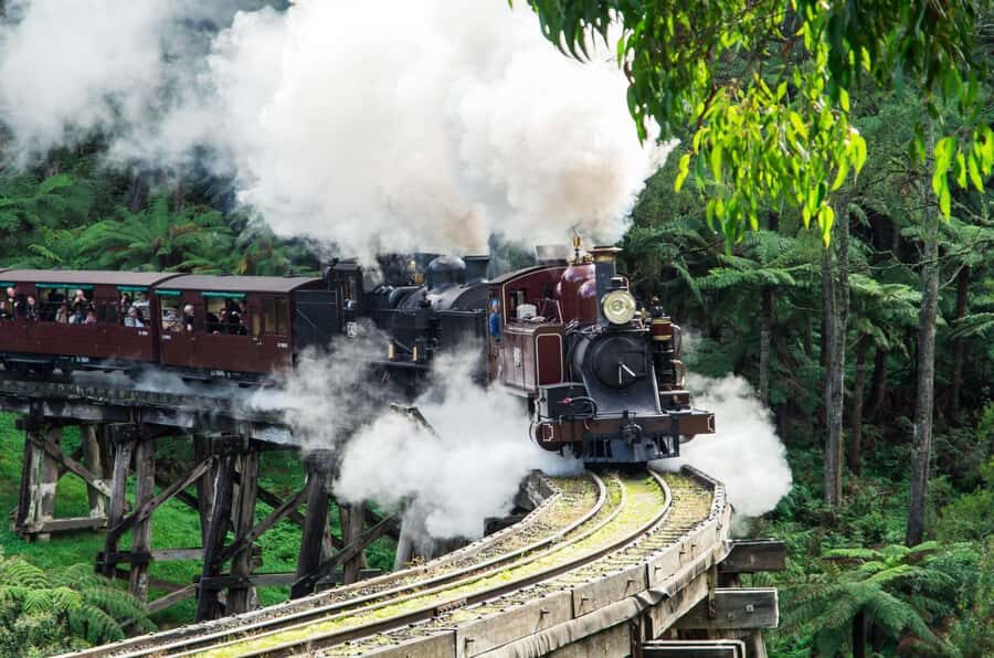From Melbourne: Puffing Billy and Penguin Parade Combo Tour - Guided Expertise and Authenticity