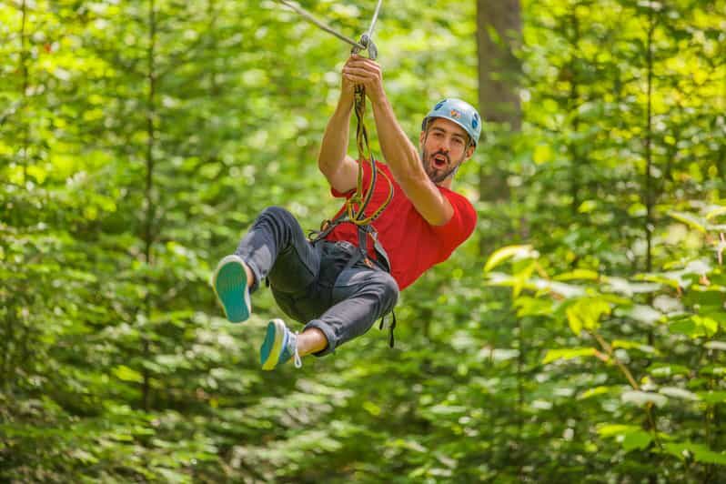 From Montreal: Treetop Trek, Ziplines + beach or waterfall. - Why This Tour Works Well