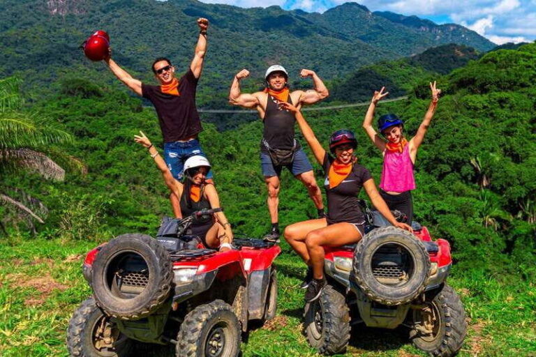 From Puerto & Nuevo Vallarta: ATV Tour with Tequila Tasting - The Waterfall Break: A Refreshing Interlude