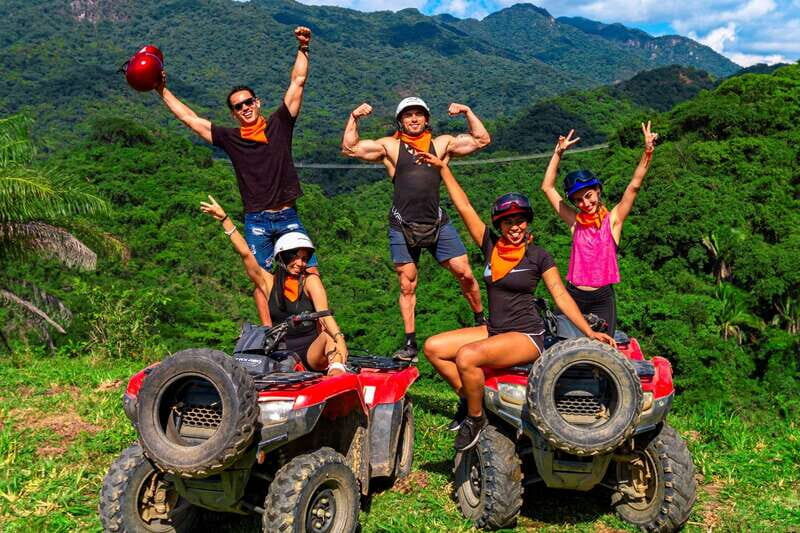 From Puerto & Nuevo Vallarta: ATV Tour with Tequila Tasting - The Waterfall Break: A Refreshing Interlude