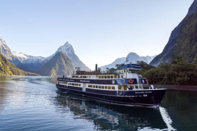 From Queenstown: Milford Sound Cruise and Coach Day Tour - Scenic Stops and Photo Opportunities