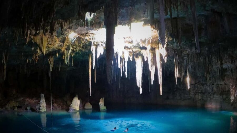 From Valladolid: Ek Balam + 2 Cenotes + Traditional Food - Refreshing Swims in Two Stunning Cenotes