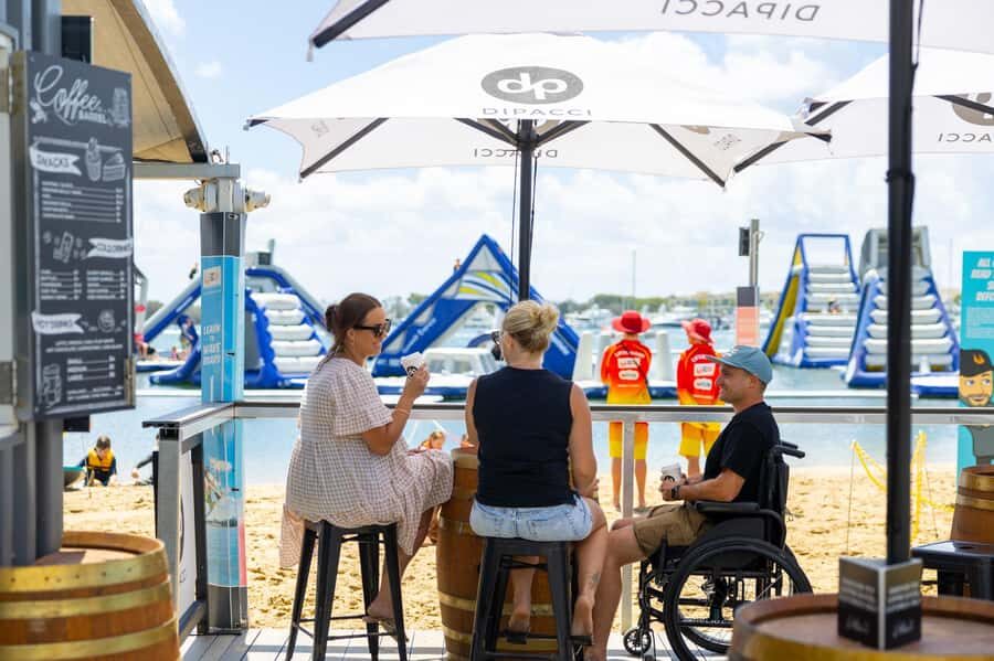 Gold Coast: GC Aqua Park Session in Broadwater Parklands - The Inflatable Playground & Slides