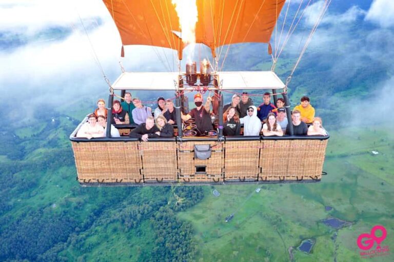 Gold Coast: Hot Air Balloon Flight with Buffet Breakfast - The Itinerary in Detail