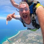 Gold Coast Tandem Skydive - Landing on Kirra Beach