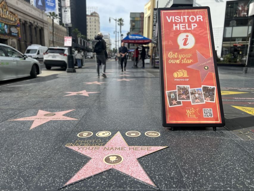 Hollywood: Make Your Own Star Walk of Fame Photo Experience - The Itinerary: What to Expect During the Experience