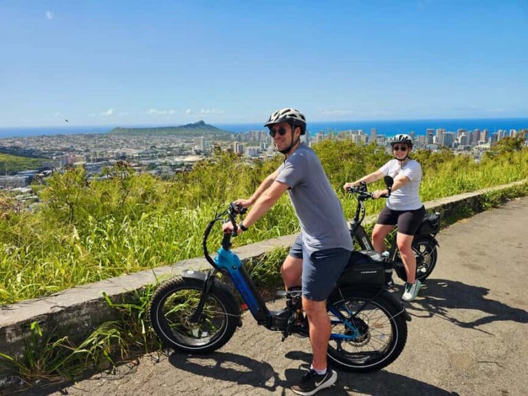 Honolulu: Tantalus Lookout (Mountains to Ocean) E-Bike Tour - Key Points