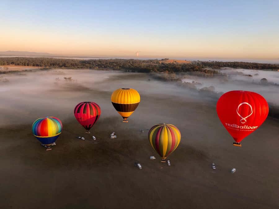Hunter Valley: Sunrise Balloon Ride with Bubbly Breakfast - The Landing and Post-Flight Celebrations