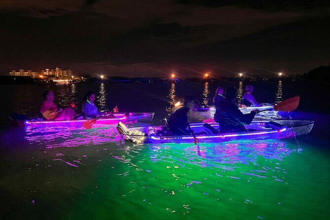 Illuminated Clear Kayak LED Glow Nights Paddle - What Travelers Say