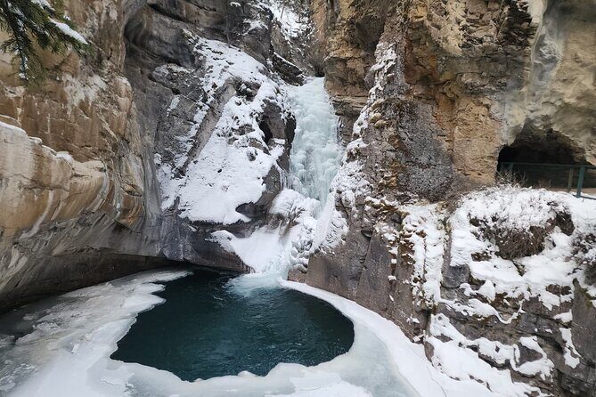 Johnston and Marble Canyon Winter Tour - Exploring Johnston Canyon: Frozen Waterfalls and Elevated Walkways