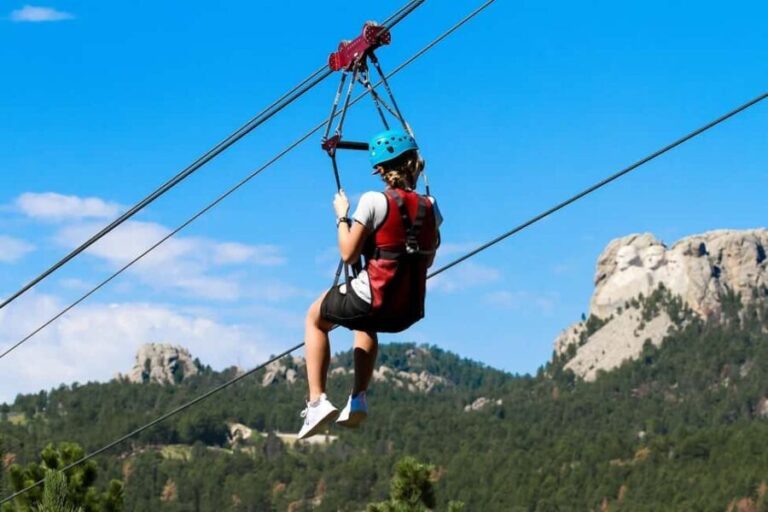 Keystone, SD: Pinnacle Zipline Tour by Mt. Rushmore - An In-Depth Look at the Pinnacle Zipline Tour