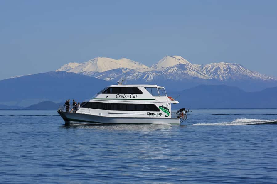 Lake Taupo: 1.5-Hour Mori Rock Carvings Cruise - Panoramic Lake and Mountain Views