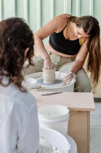 Long Beach: Clay on First - Wheel Throwing Pottery Class - The Value of the Experience