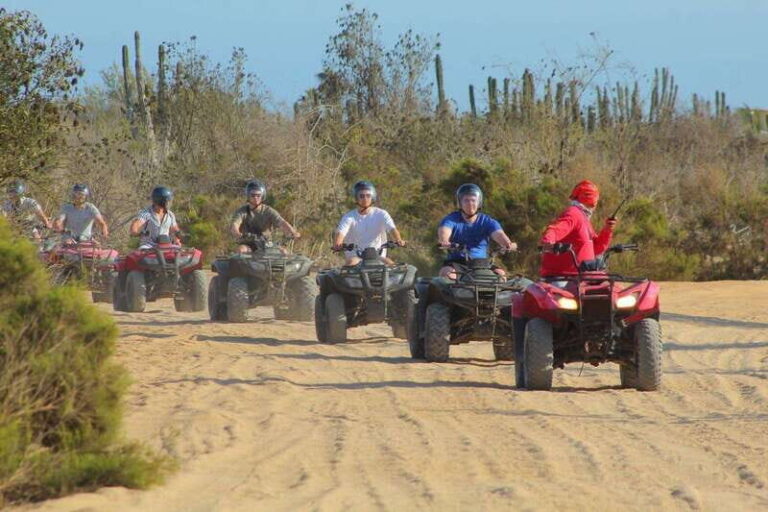 Los cabos:ATV beach&desert with transfer & tequila tasting - Itinerary Breakdown: What to Expect