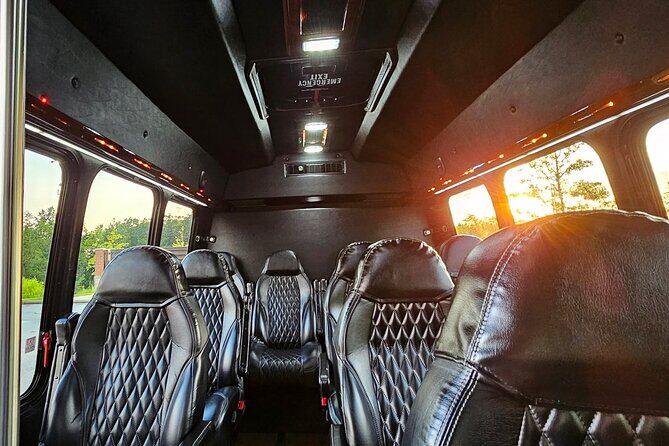 Luxury Executive Van Charter for 12 Passengers - What’s Included and Not