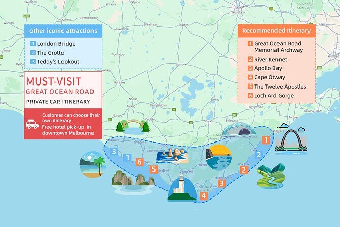 Melbourne Great Ocean Road Private One Day Tour - What to Expect from the Itinerary