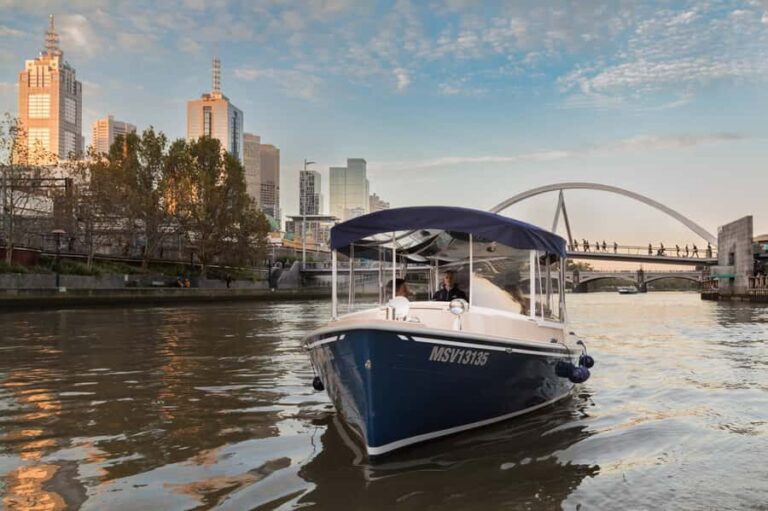 Melbourne: Private Yarra River Cruise w/ Cheese & Wine - What to Expect from the Yarra River Private Cruise