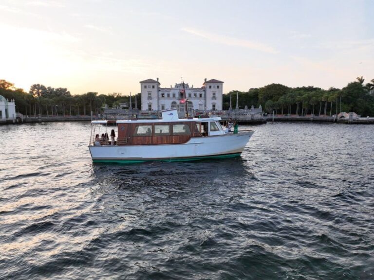 Miami Beach: Vizcaya Sunset Cruise Includes Food and Drink - The Food and Drinks Experience