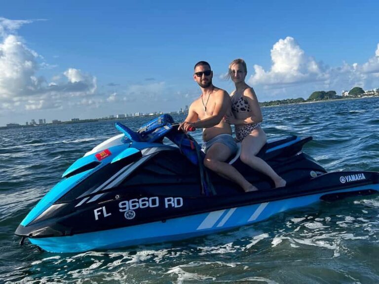 Miami: Biscayne Bay Jet Ski Rental & Free Boat Ride - The Included and Optional Extras