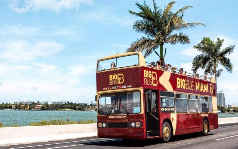Miami: Hop-on Hop-off Open-top Bus Tour and Optional Cruise
