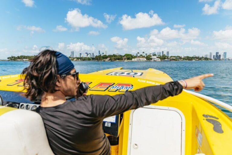 Miami: Sightseeing Speedboat Tour - Highlights and Sights