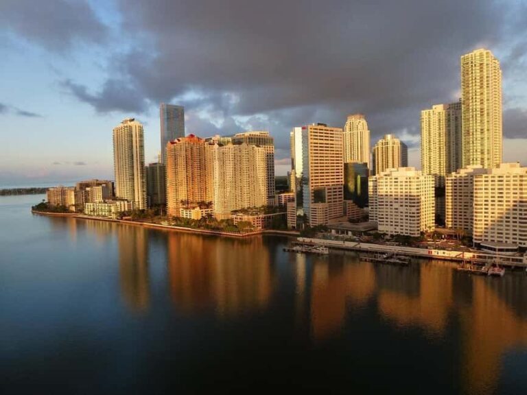 Miami Skyline Millionaire Cruise & Bus Tour 5 stops & Coffee - Key Points