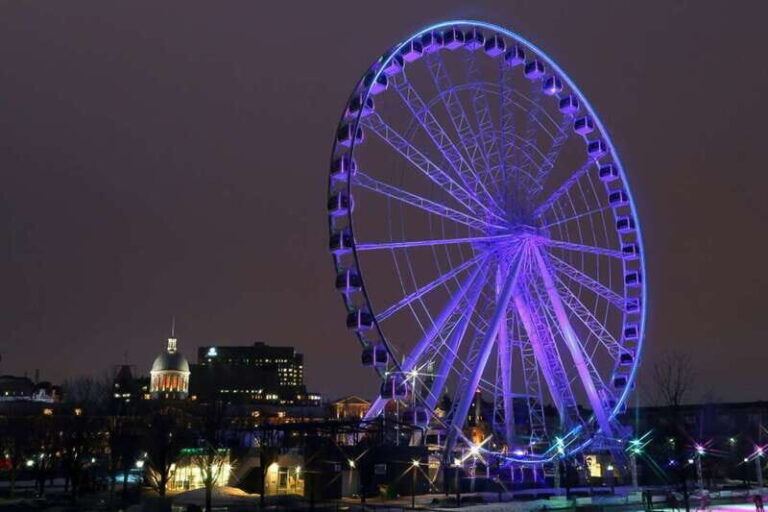 Montreal: Small Group Night Tour with La Grande Roue Entry - The Port of Montreal Tower and La Grande Roue