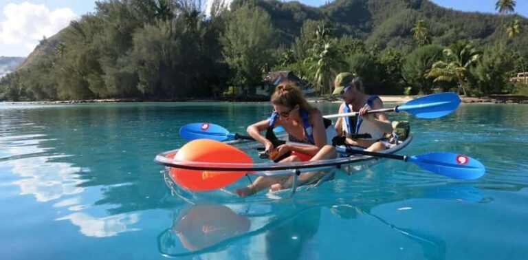 Moorea: Hauru Lagoon 3-hour Guided Kayak Tour with Snack - Practical Details: Transportation, Timing, and Group Size