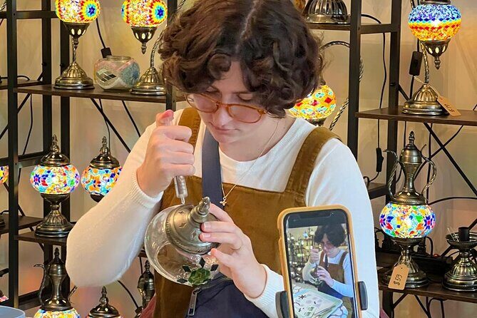 Mosaic Lamp Workshop - The Creative Process