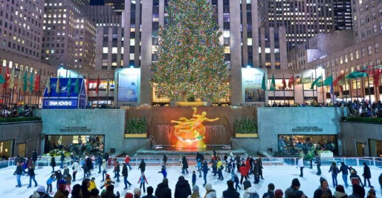 New York Holiday Lights & Grand Central - Starting at Pershing Square and Walking into History