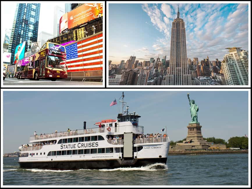 NY: Statue of Liberty, Empire State, and Hop-on Hop-off Tour - What We Love and What to Consider
