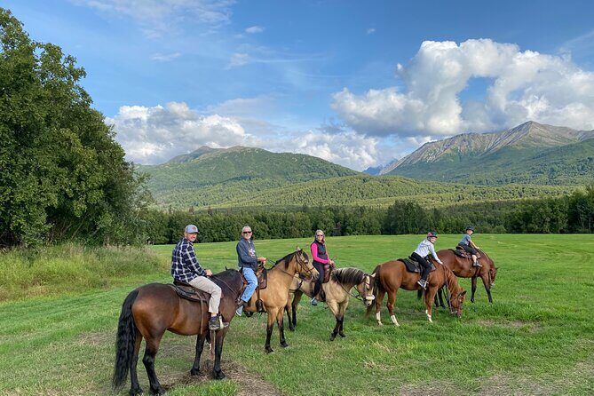 One and Half Hour Trail Ride at The Base of Chugach Mountains - The Guides and Group Experience