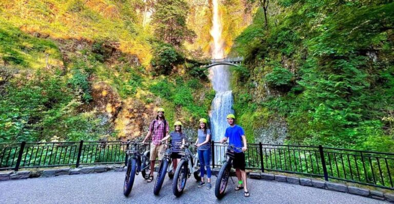 Portland: E-Bike Tour at Multnomah Falls