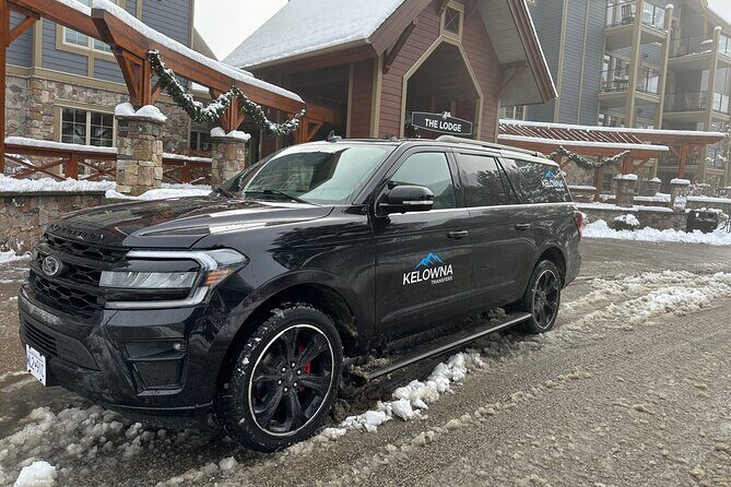 Private Shuttle Kelowna to Big White - Scenic Journey and the Grocery Stop