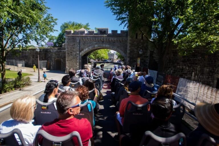 Quebec City: Hop-on Hop-off Open-Top Double Decker Bus Tour - Key Points