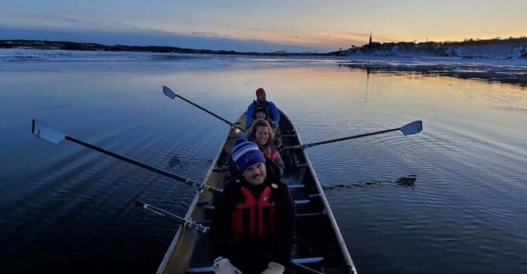 Quebec City: Sunset Ice Canoe Experience with Sauna - Equipment and Safety