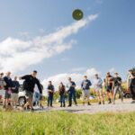 Ridgeway Disk Golf Robot Shooting Axe Throw - Key Points