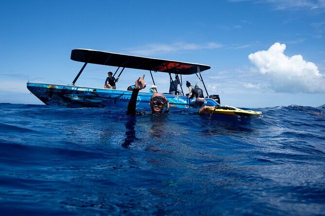 Sacred Experience Swimming with a Whale in Moorea - The Boat and Equipment