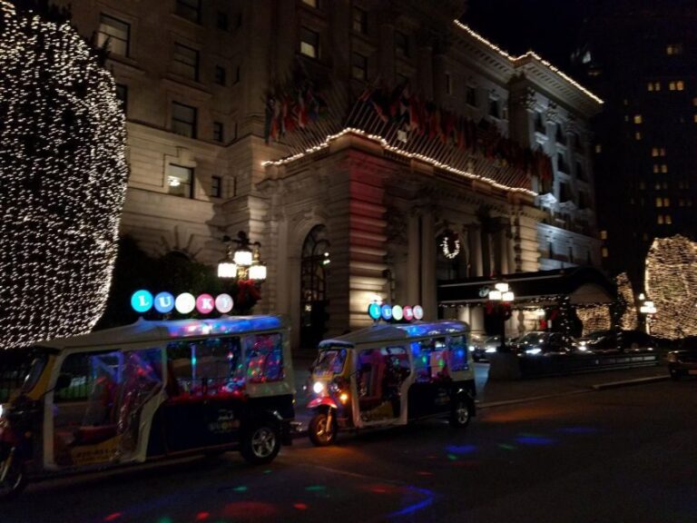 San Francisco: Holiday Lights and Sights Tour on a Tuk-Tuk - The Festive Touches: Making the Most of the Holidays