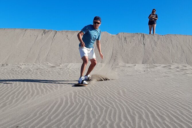 Sandboarding in the Mogote Dunes in Mexico - Discovering La Paz’s Mogote Dunes
