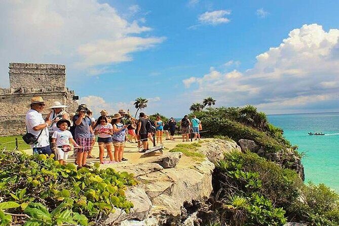 Snorkeling with Turtles Visit Mayan Ruins in Tulum from Cancun - Transport and Group Size
