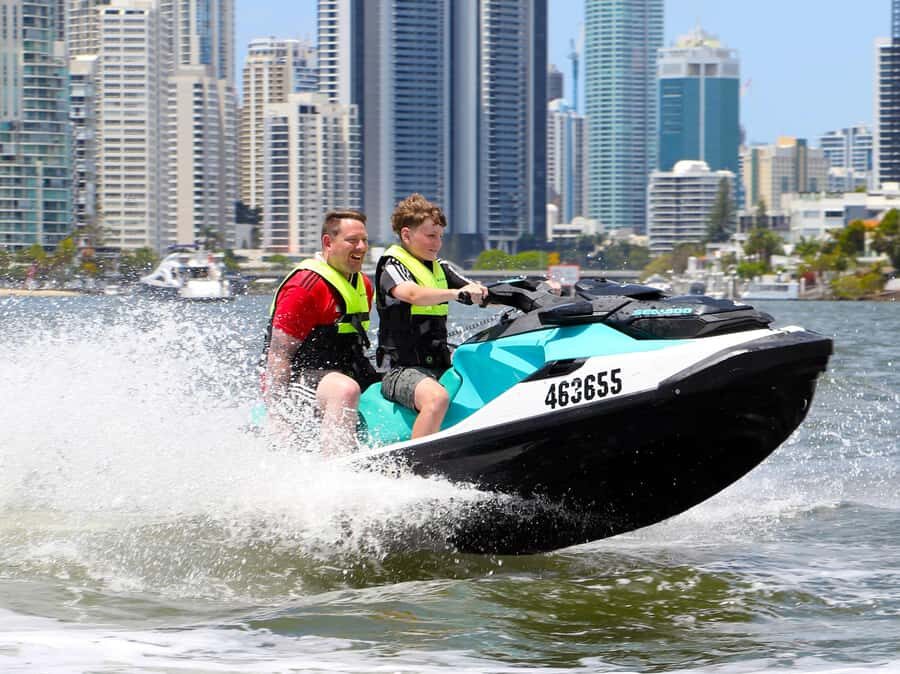 Surfers Paradise: 2 Hour Tropical Island Jet Ski Tour - The Ride Through Surfers Paradise Canals
