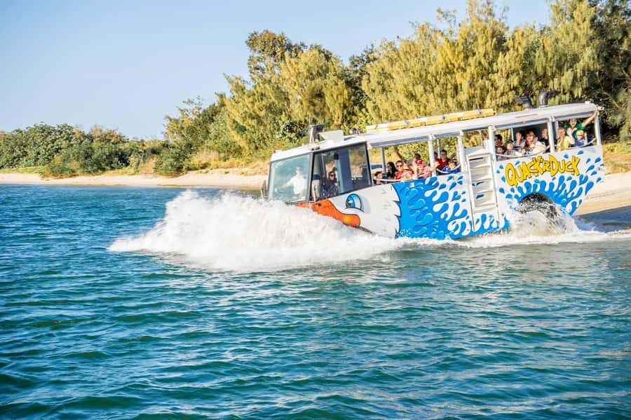 Surfers Paradise: Guided Gold Coast Amphibious Bus Tour - What You’ll See on the Land and Water Journey