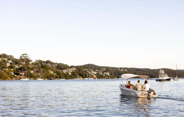Sydney: Electric Boat Rental from The Spit, Mosman - The Itinerary: What to Expect and How It Works