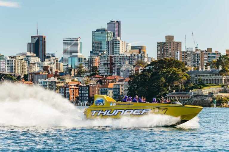 Sydney Harbour: Thunder Thrill Jet Boat Ride - Who Will Love This Tour