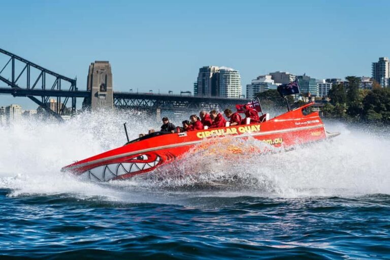 Sydney: Jet Boat Adventure Ride from Circular Quay - Why This Tour is a Great Choice
