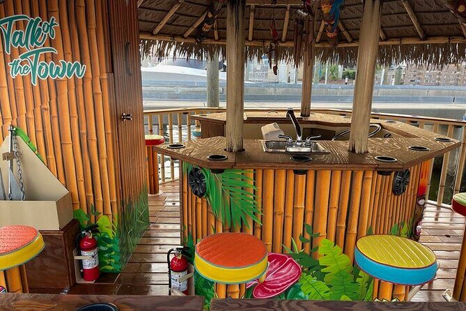 TAILFINS Tiki Boat Destin/Crab Island (6HRS/PRIVATE) - Transportation, Timing, and Group Size