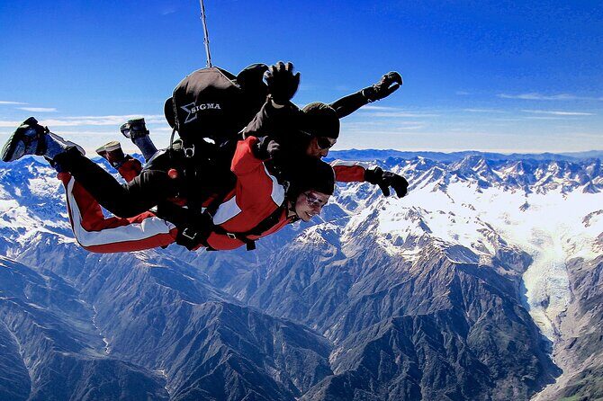 Tandem Skydive 18,000ft from Franz Josef - Price & Value
